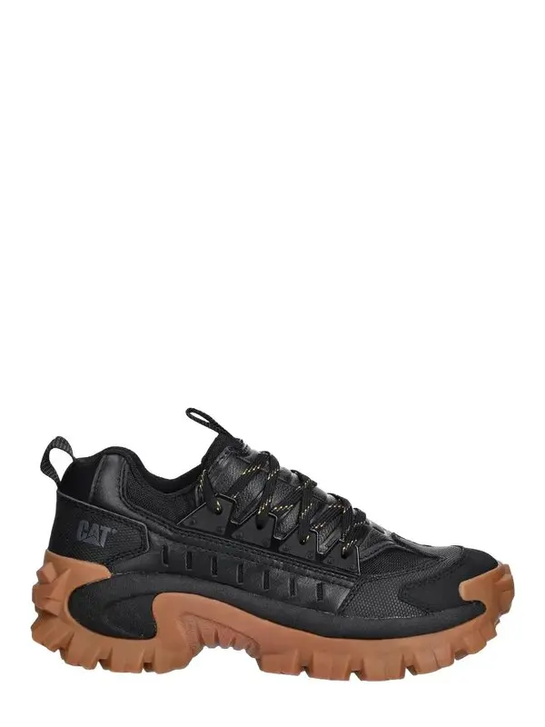CATERPILLAR Lace-up Rubber-sole Sneakers - Black