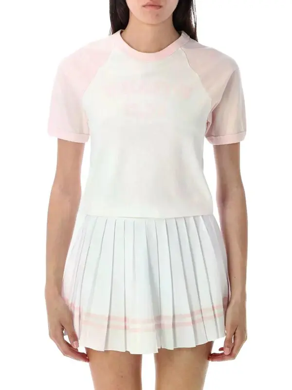 SPORTY & RICH Wellness Club Raglan T-shirt - Neutrals