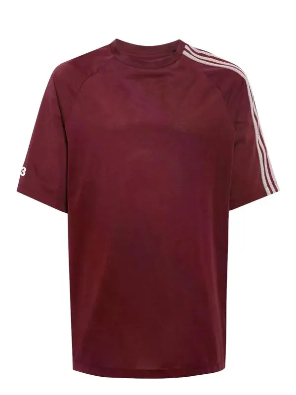 Y3 3-stripes T-shirt - Red