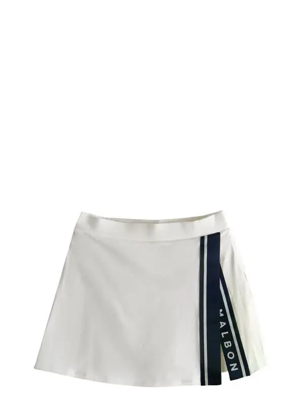 MALBON Baseline Tennis Skirt - White