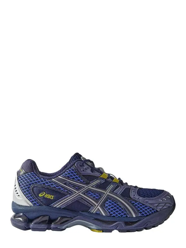 Asics Gel-nimbus 10.1 Metallic Rubber-trimmed Mesh Sneakers - Blue