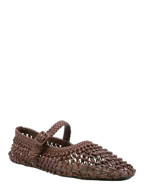 SIMONMILLER Riad Knotted Ballet Flats - Brown