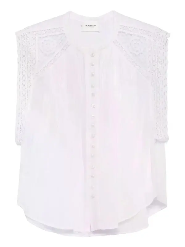 MARANT ETOILE Gresia Sleeveless Top - White