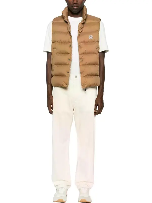 Moncler Quilted Gilet - Neutrals