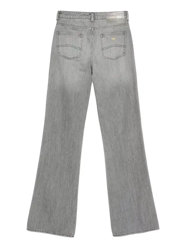 Emporio Armani Wide-leg Jeans - Grey