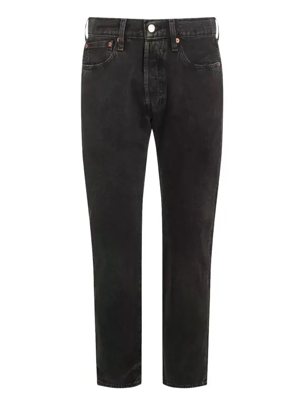 LEVI'S Logo Patch Straight Leg Jeans - Grey
