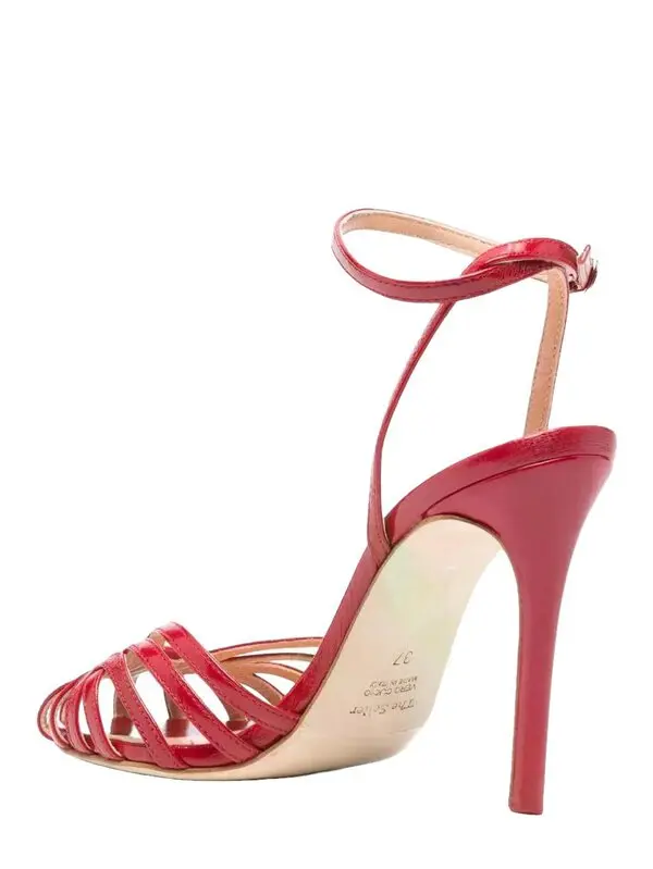 THE SELLER Ankle-strap Stiletto Sandals - Red