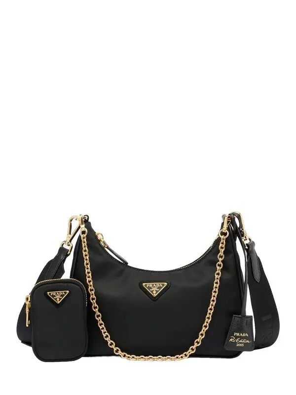 Prada Re-edition 2005 Re-nylon Shoulder Bag - Black