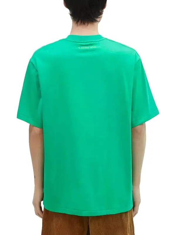 A BATHING APE Logo-appliqué Cotton T-shirt - Green