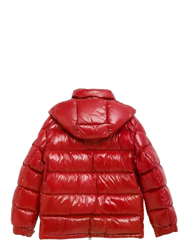Moncler Maire Hooded Puffer Jacket - Red