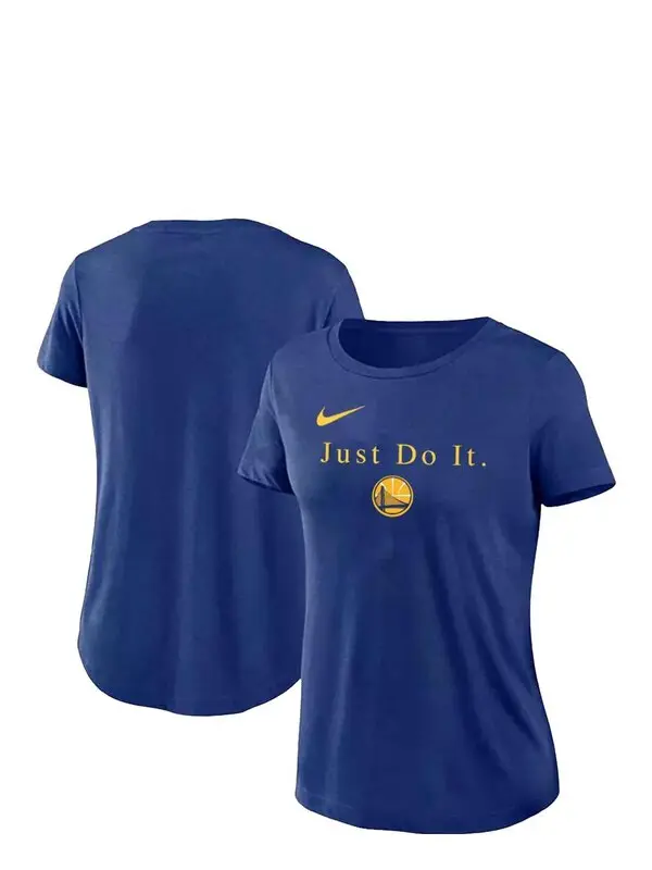 Nike Nba Golden State Warriors Just Do It Dri-fit T-shirt - Blue