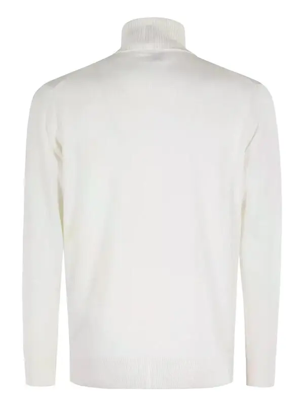 Eleventy Roll-neck Cashmere Sweater - Neutrals