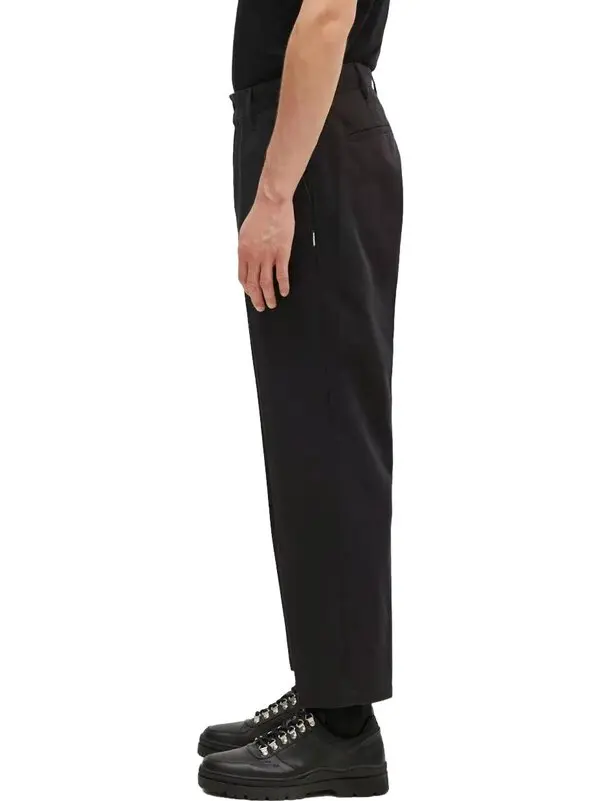 NEIGHBORHOOD Ring Detail Straight Leg Trousers - Black