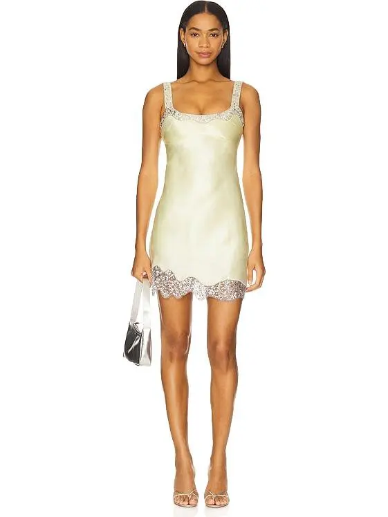 ASTA RESORT Nikolina Mini Dress In . Also - Yellow