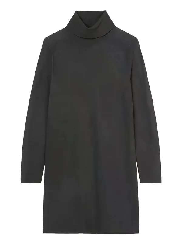 Marc O'polo Turtleneck Sweater Mini Dress - Grey
