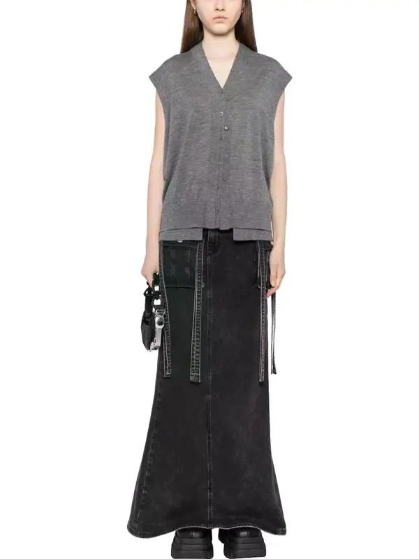 JNBY Wool Knit Waistcoat - Grey