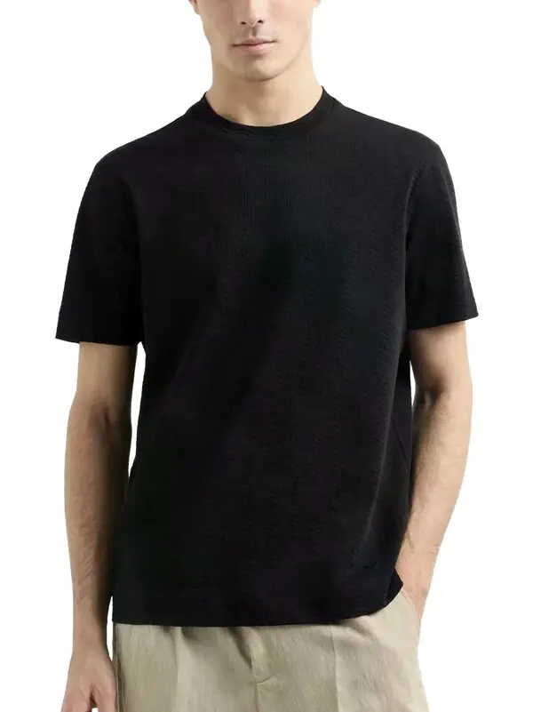 Emporio Armani Cotton T-shirt - Black