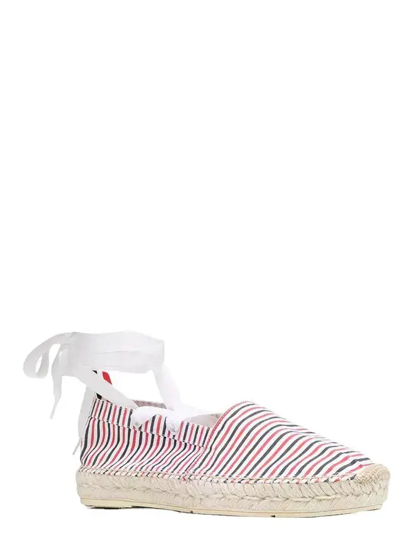 Thom Browne Removable Ankle Tie Espadrilles - Red