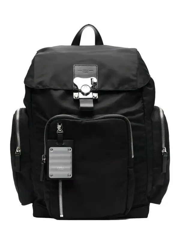 FPM MILANO Butterfly Buckle-fastening Backpack - Black