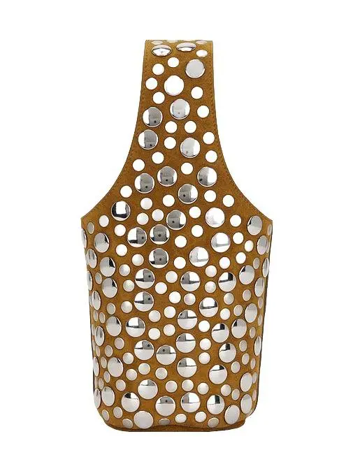 Khaite Livia Small Multi Stud Bag - Mud
