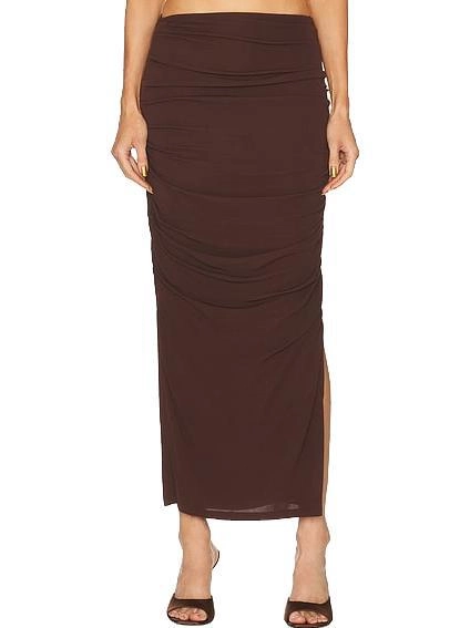 Cult Gaia Dany Skirt Chocolate - Java