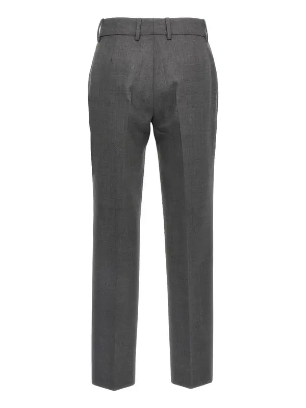 Ermanno Scervino Virgin Wool Tailored Trousers - Grey
