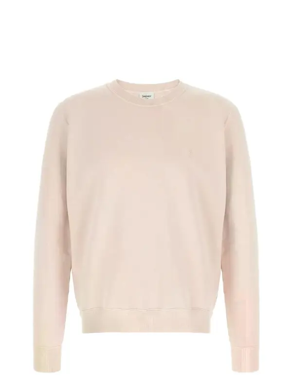 Saint Laurent Cassandre Logo Sweatshirt - Neutrals