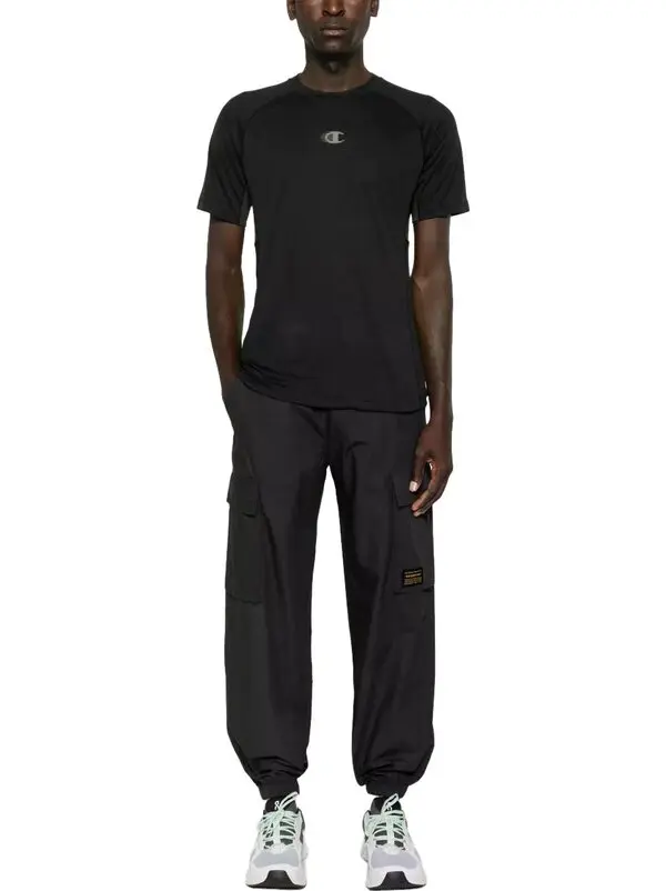 Champion Logo-patch Cargo Trousers - Blue