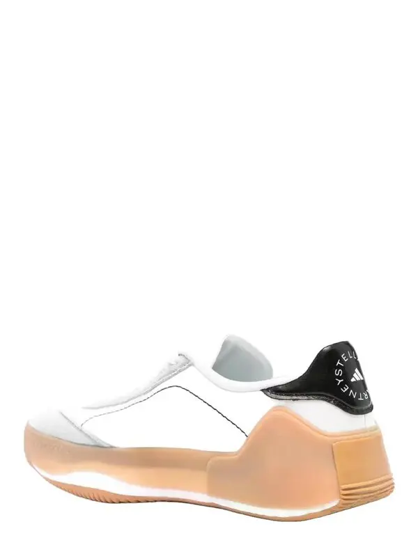 Adidas By Stella McCartney Court Boost Panelled Sneakers - White
