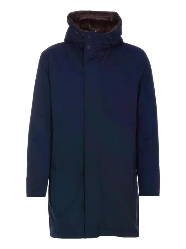 Herno Hooded Parka - Blue