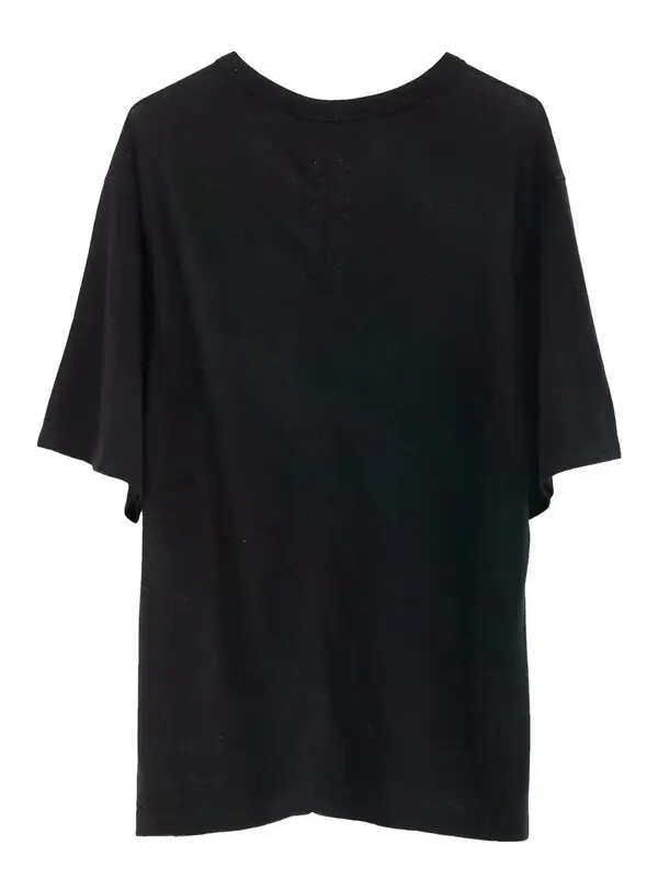 Rick Owens Short-sleeve Panelled Top - Black