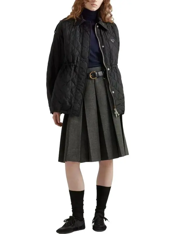Prada Re-nylon Blouson Jacket - Black