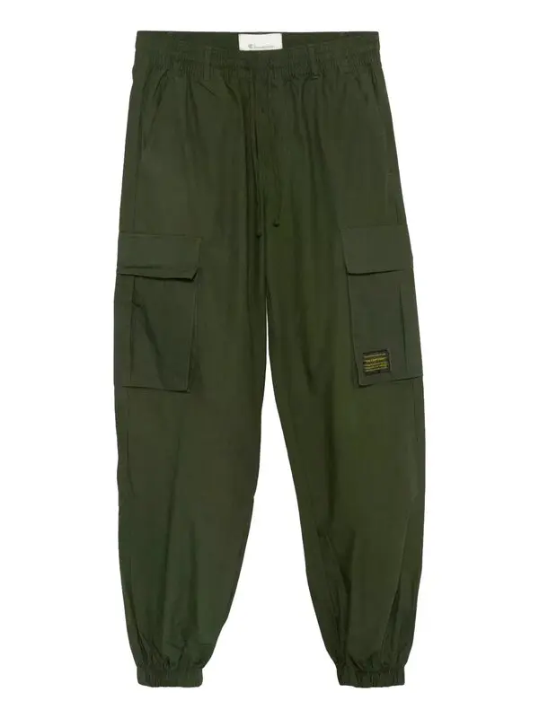 Champion Logo Patch Cargo Trousers - Green