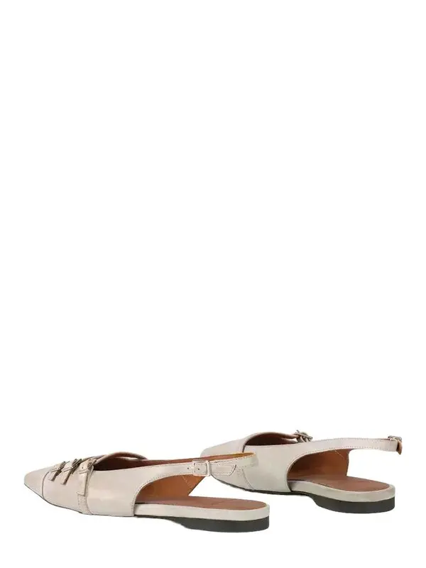 VAGABOND SHOEMAKERS Hermine Buckled Slingback Ballet Flats - Neutrals