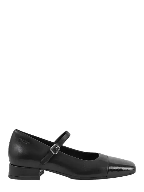 VAGABOND SHOEMAKERS 25mm Debbi Buckled Square-toe Pumps - Black