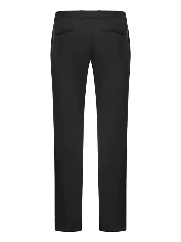 PT TORINO Zip-pocket Chino Trousers - Black