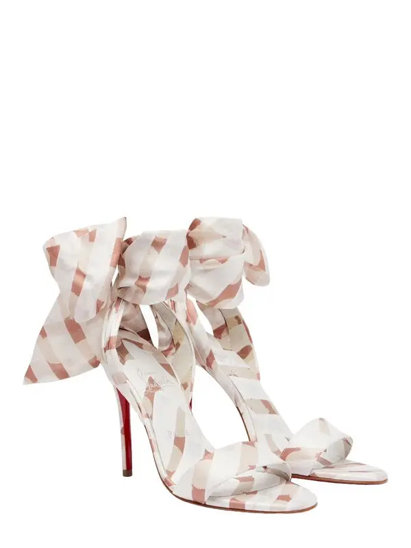 CHRISTIAN LOUBOUTIN Miss Z Sandal Du Desert 100 Sandals - White