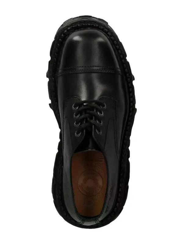 NEW ROCK 60mm Platform Lace-up Shoes - Black