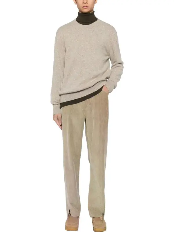 Massimo Alba Crew-neck Sweater - Neutrals