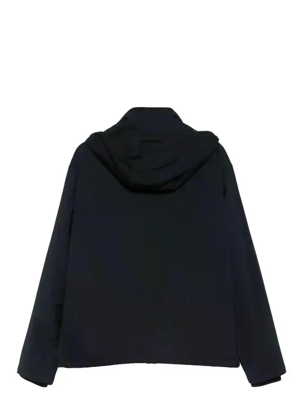 Emporio Armani Padded Hooded Jacket - Blue