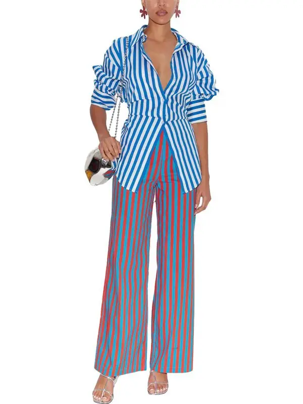 SIMONMILLER Pia Palazzo Pants - Blue