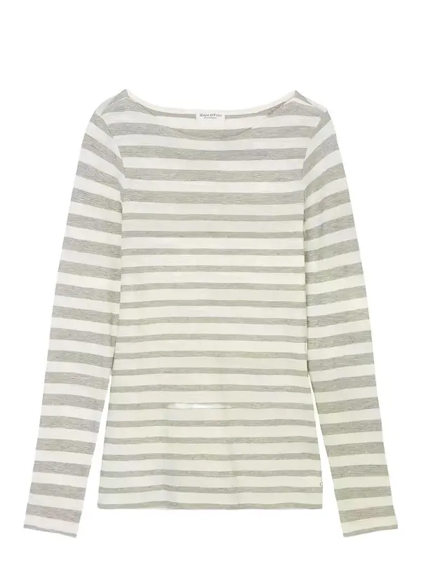 Marc O'polo Striped Long-sleeve T-shirt - Grey