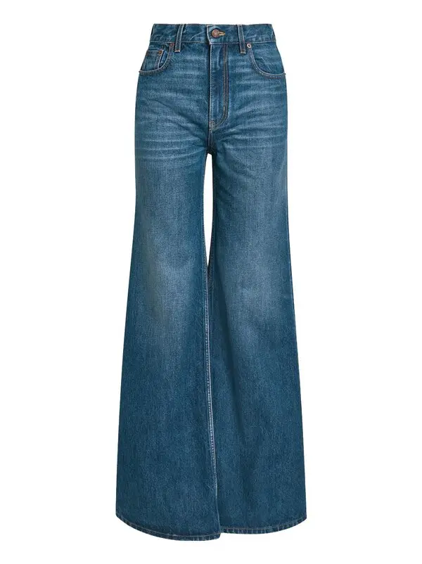 Chloé High-rise Flared-leg Jeans - Denim