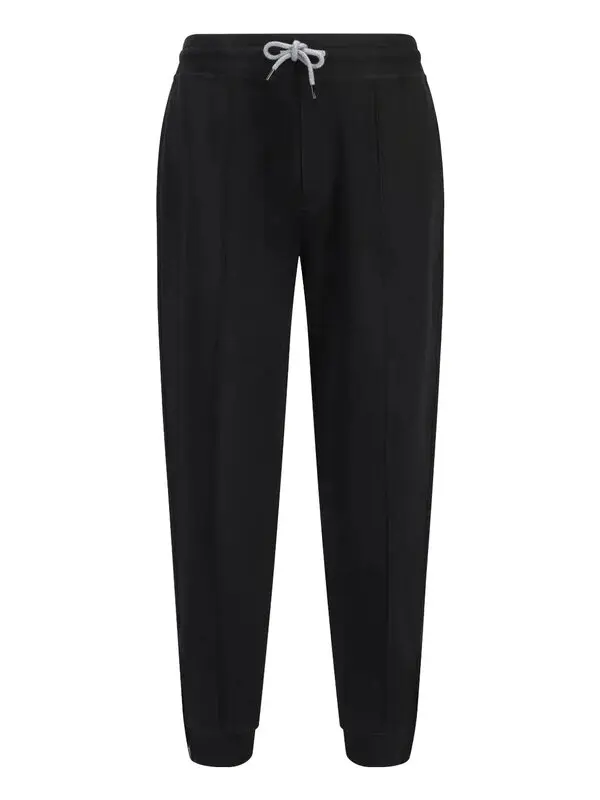 Brunello Cucinelli Tapered Track Pants - Black
