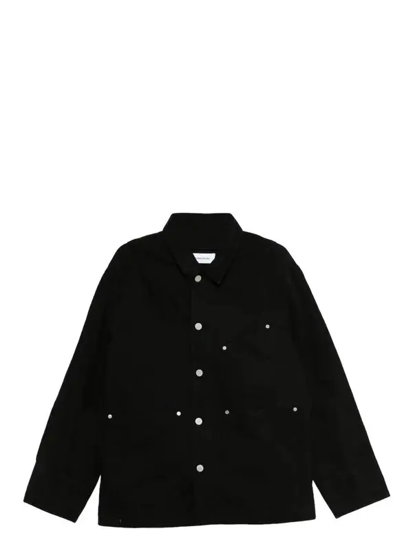 Études Studio Twill Button-fastening Jacket - Black