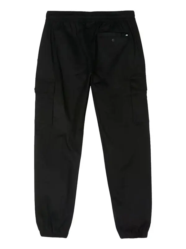 NEW BALANCE Twill Tapered Cargo Trousers - Black