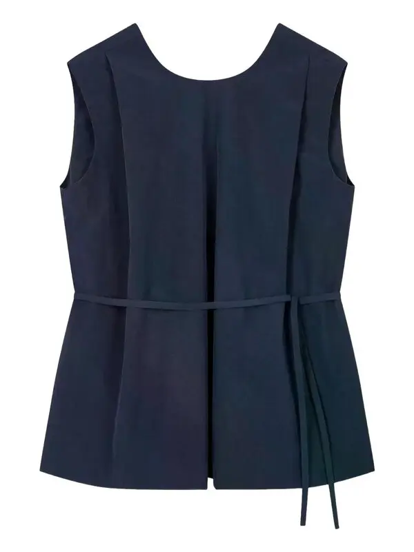 STUDIO TOMBOY Twisted Pleated Blouse - Blue