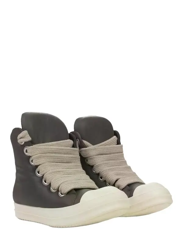 Rick Owens Jumbolaced High-top Sneakers - Grey