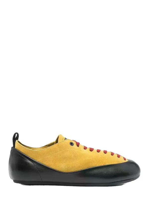 Proenza Schouler Arcadia Two-tone Lace-up Sneakers - Yellow