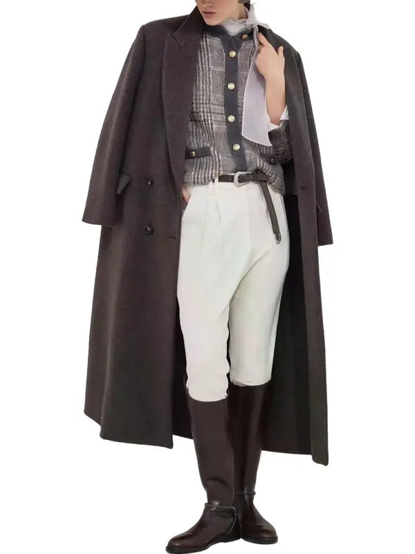 Brunello Cucinelli Pussy-bow Silk Blouse - Neutrals
